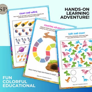 Early Math & Counting Worksheets | Preschool Pre-k Number Tracing ...