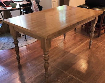 Handmade Maple Dining Room Table - Etsy