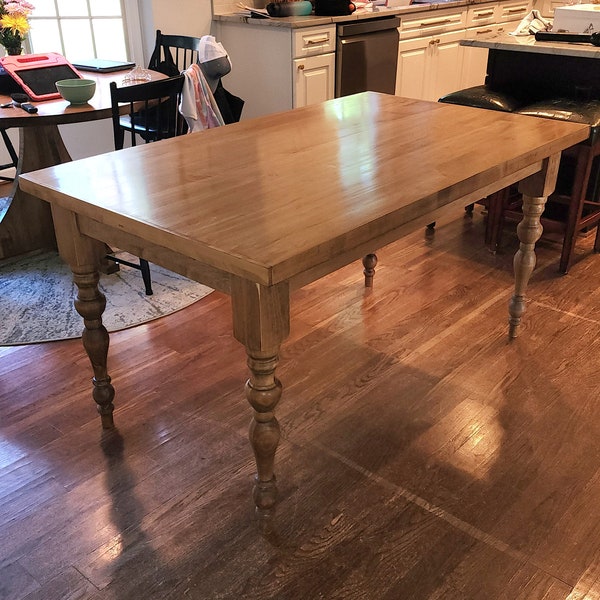 Maple Dining Table - Etsy