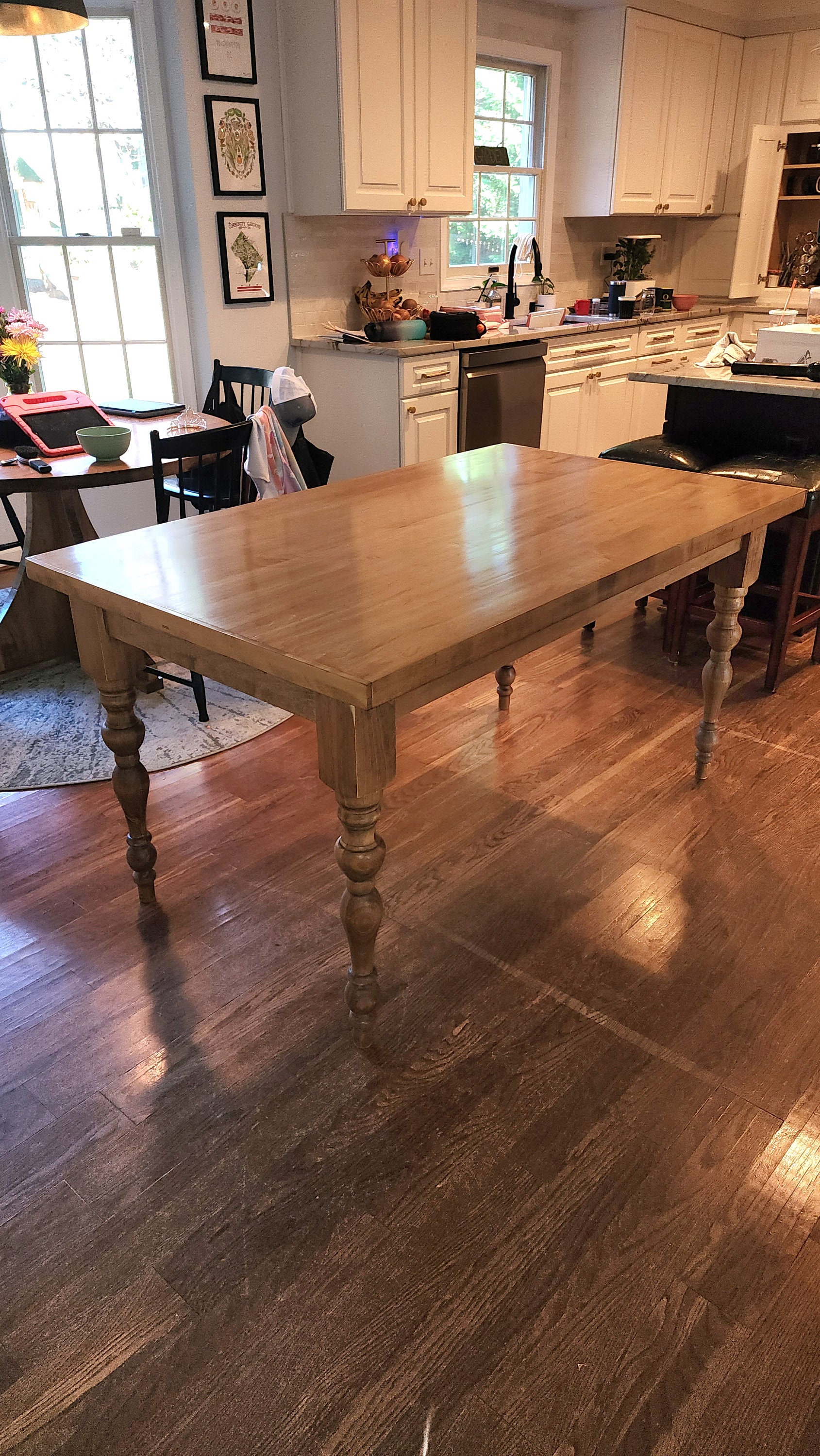 Solid Maple Dining Table - Etsy