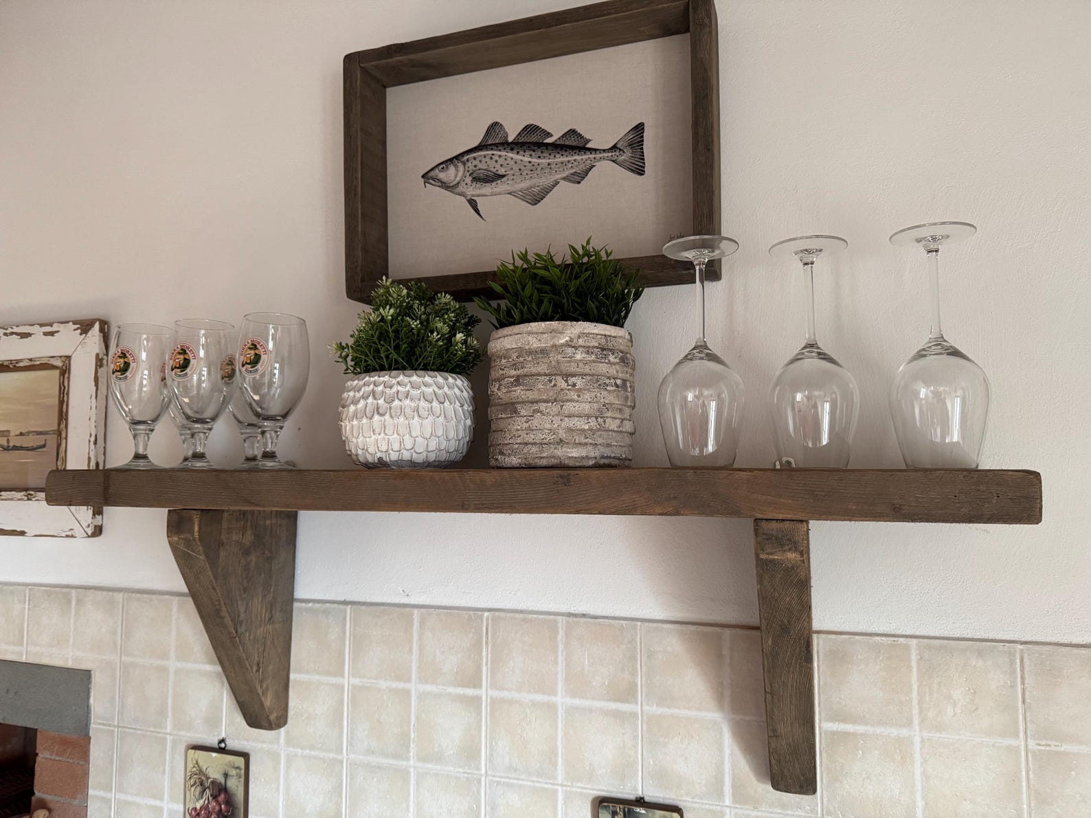 Handmade Reclaimed Barnwood Floating Shelf | Rustic Wall Decor - Etsy