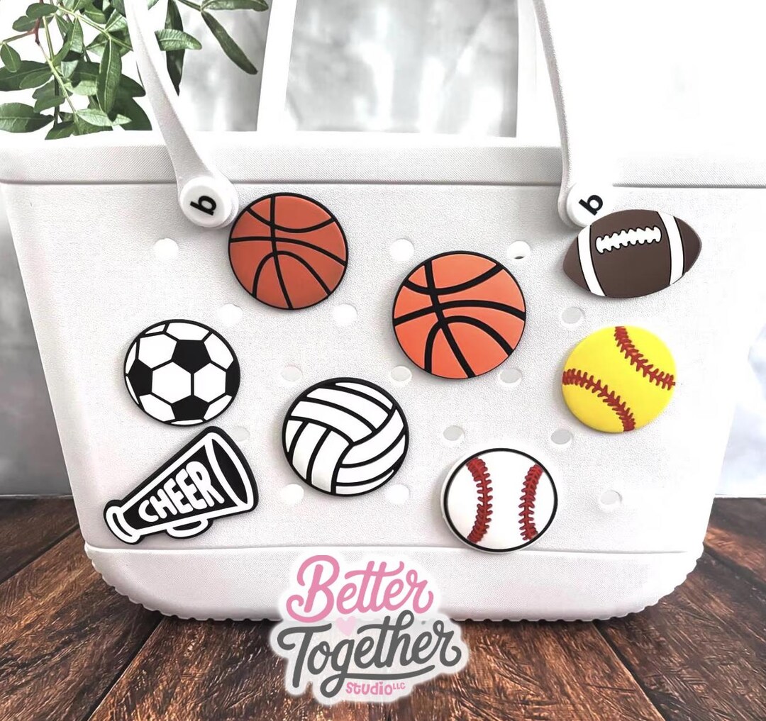 Sports Add-on Bag Bits, Bogg Bag Charms - Etsy