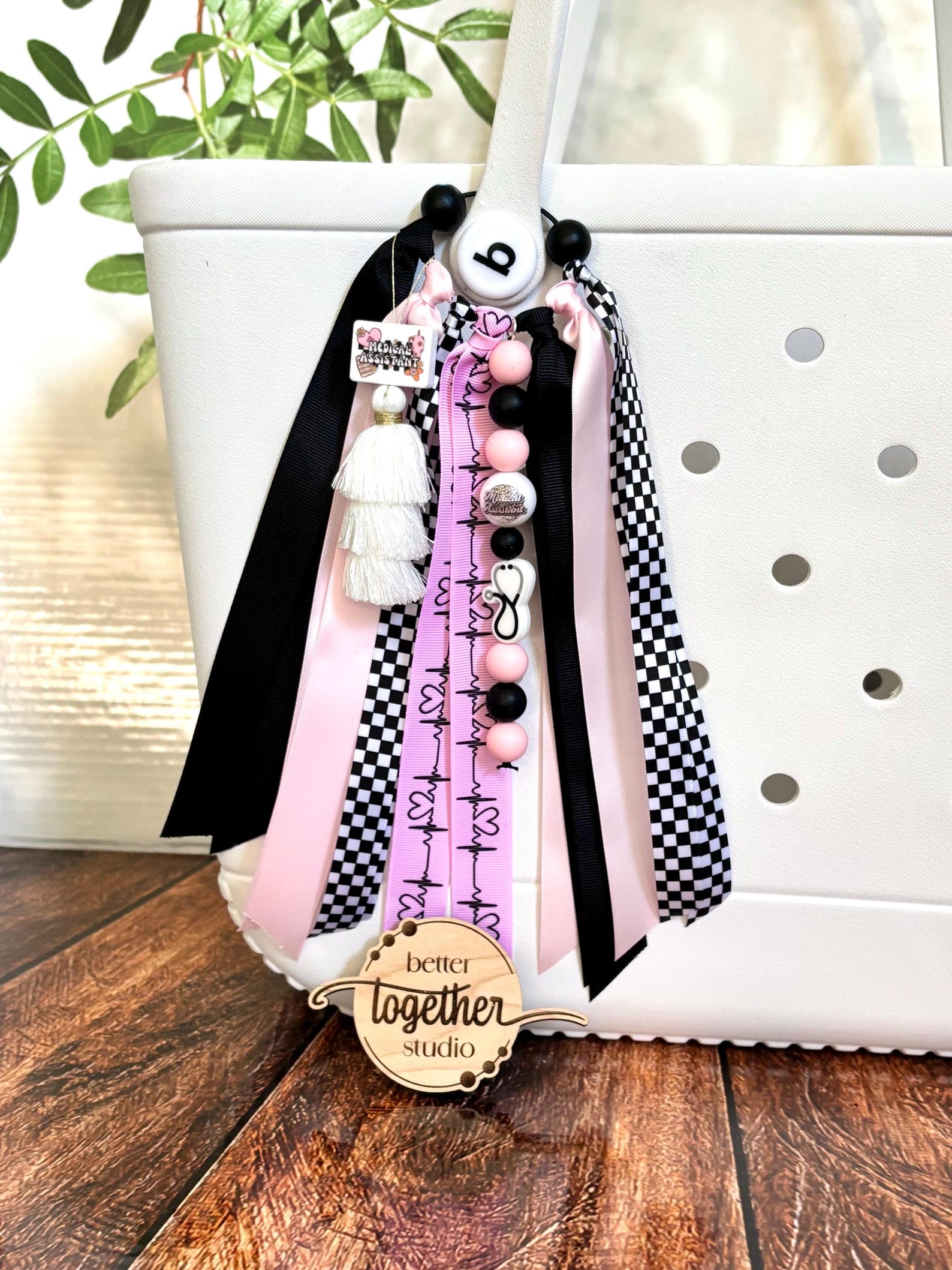 Personalized Medical Assistant Bag Charm, Bogg Bag Tassel, Medical ...