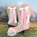 Pink and White Country Concert Boot Bows | Pink and White Boot Bows ...