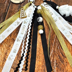 Personalized Cheerleader Bag Charm, Cheer Mom Charm, Cheer Bag Tassel ...