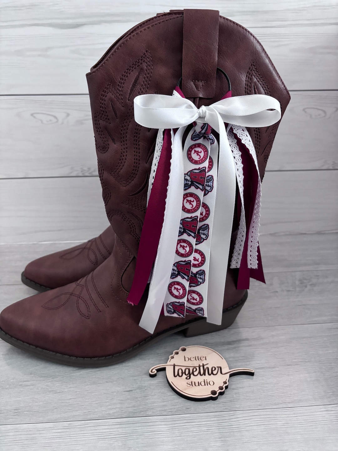 School Spirit Boot Bows, Bows for Boots, Pair, Game Day Boots - Etsy