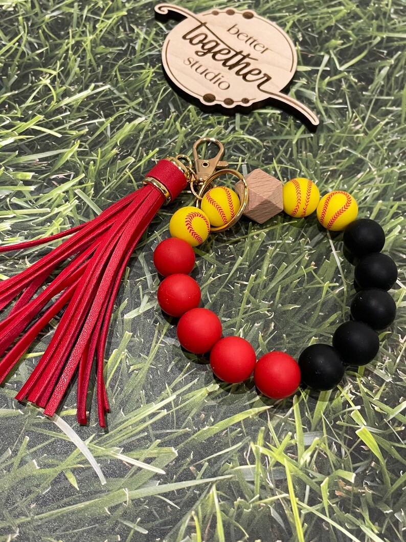 Personalized, Raising Ballers, Softball Mom, Softball Bag Charm ...