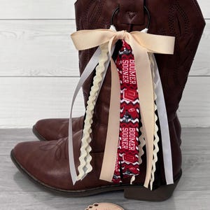 School Spirit Boot Bows, Bows for Boots, Pair, Game Day Boots - Etsy