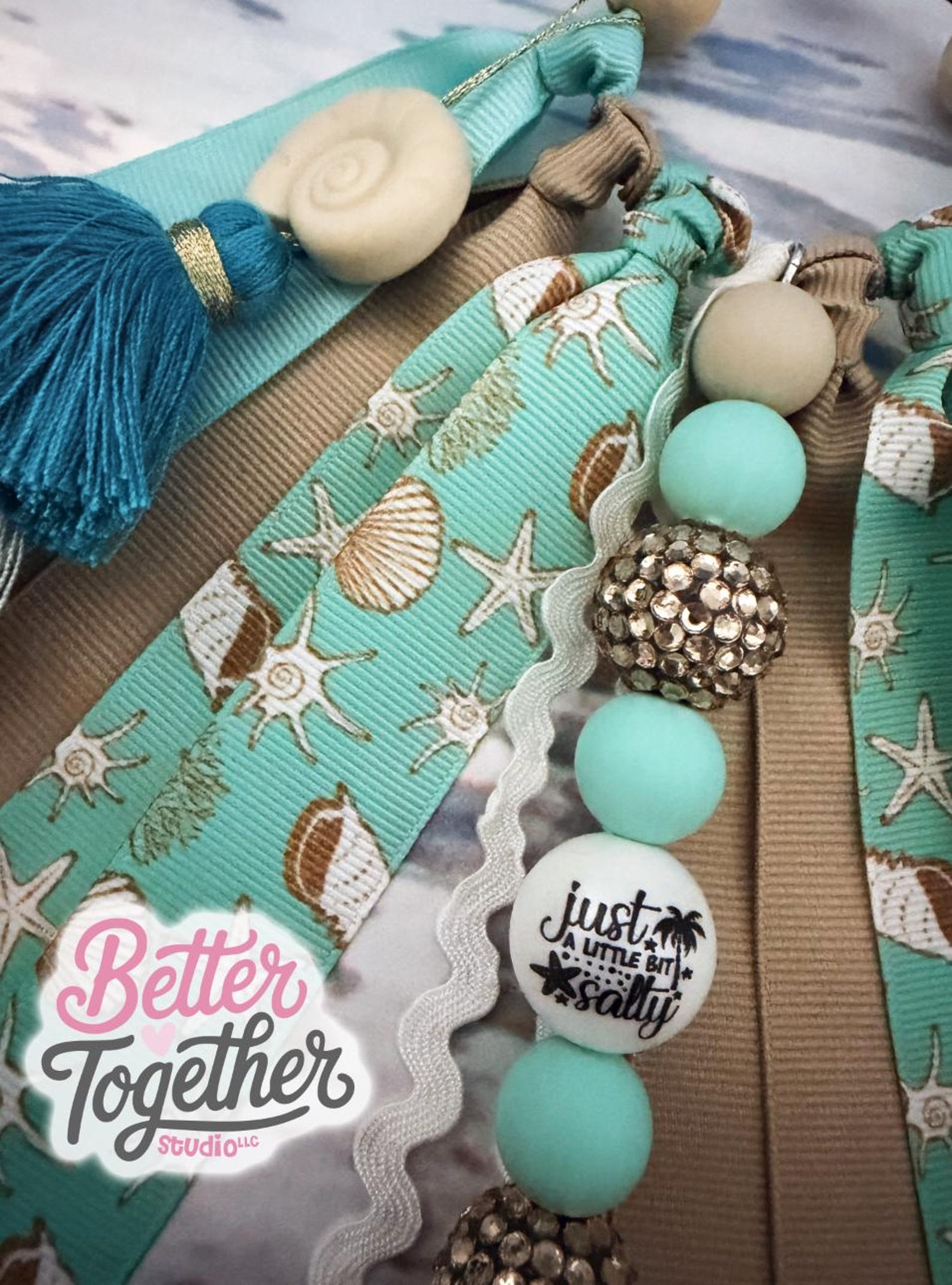 Seashell Bogg Bag Charm, Sea Shell Bogg Bag Tassel, Bogg Bag Charm ...