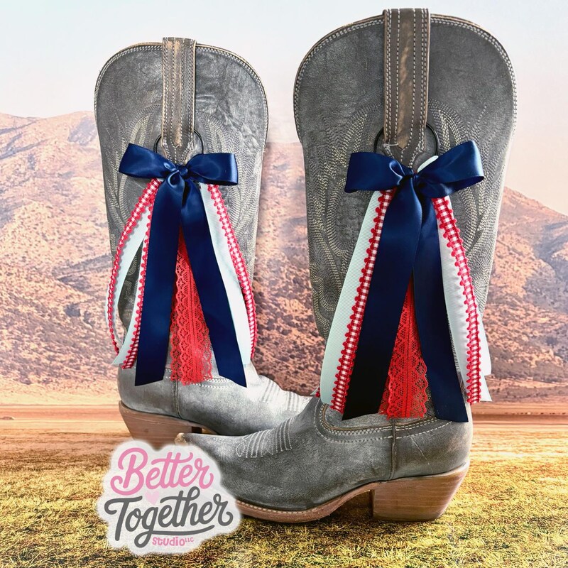 Red Concert Boot Bows - Etsy