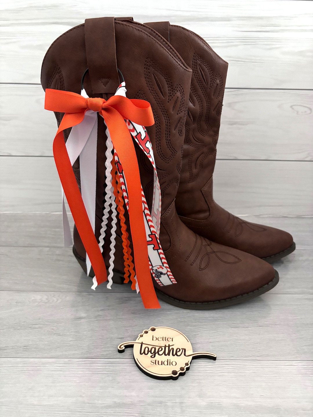 School Spirit Boot Bows, Bows for Boots, Pair, Game Day Boots - Etsy