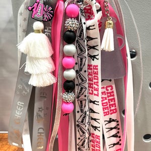 Personalized Cheer Bag Charm, Cheerleader Bag Charm, Cheer Mom Bag ...