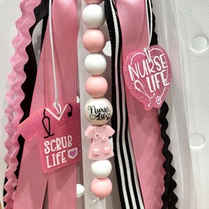 Nurse Life Bag Tassel, Scrub Life Bag Charm, Nurse Gift Idea, Nursing ...