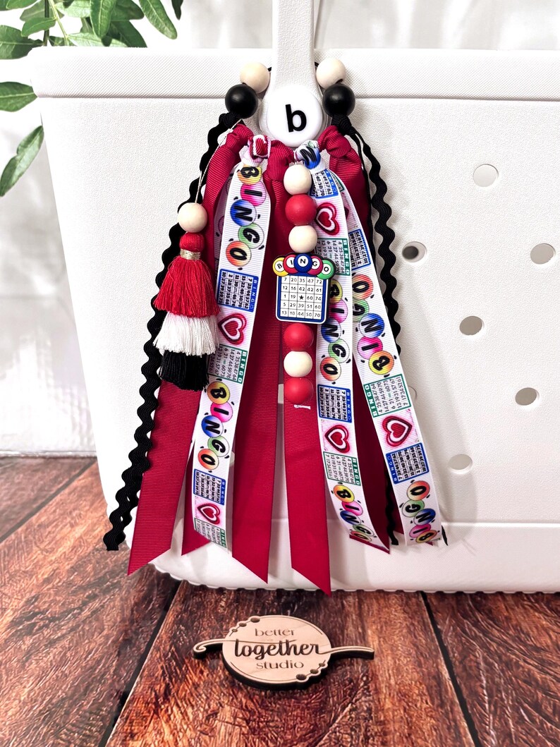 Personalized BINGO Bag, Bingo Bag Charm, Bingo Winner, Bingo Queen ...