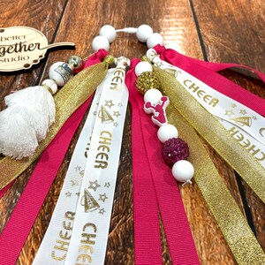 Personalized Cheer Bag Charm, Cheerleader Bag Charm, Cheer Mom Bag ...