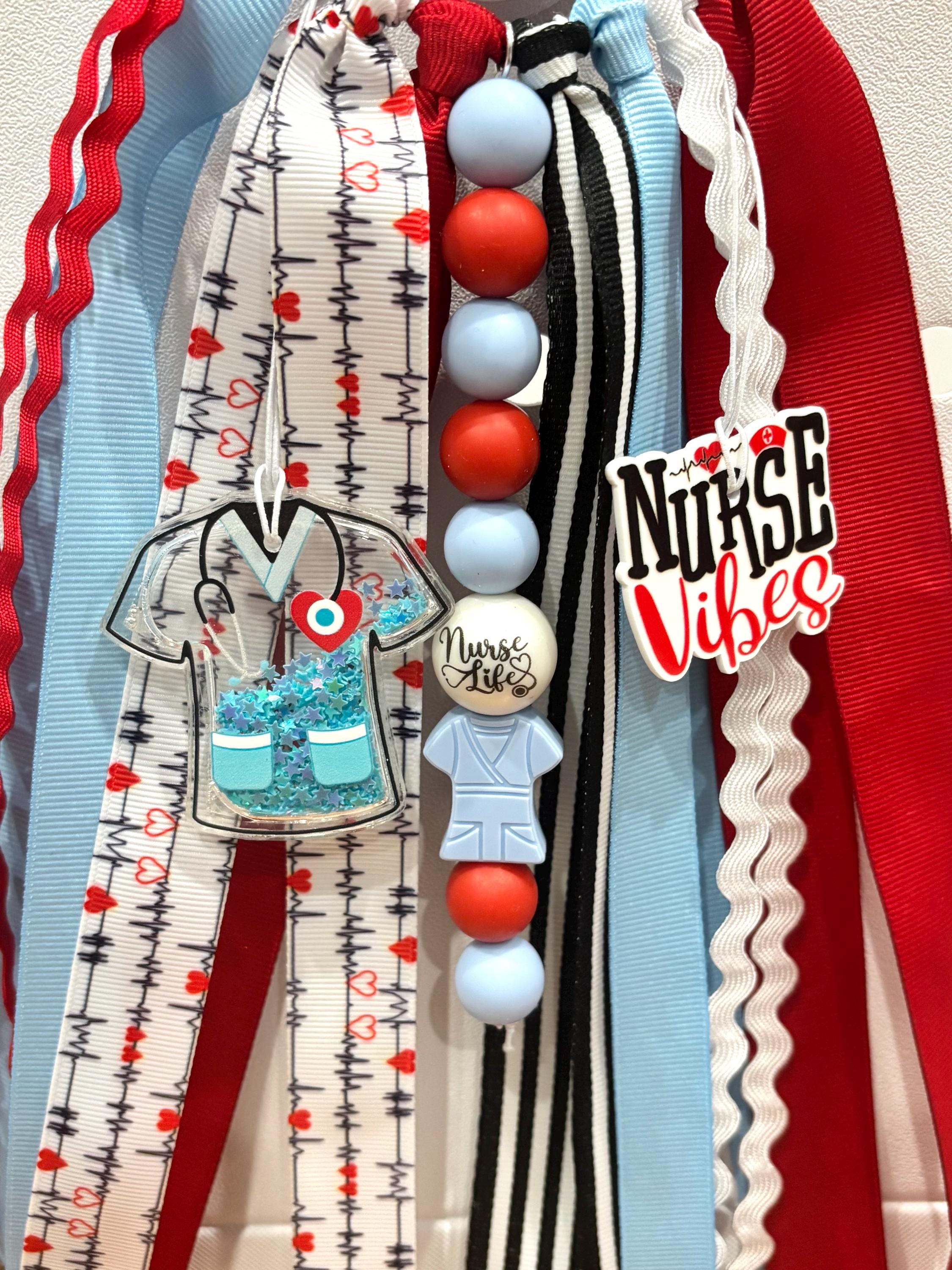 Nurse Life Bag Tassel, Scrub Life Bag Charm, Nurse Gift Idea, Nursing ...