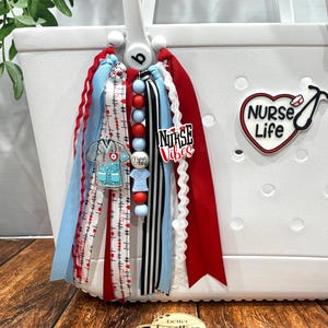 Nurse Life Bag Tassel, Scrub Life Bag Charm, Nurse Gift Idea, Nursing ...