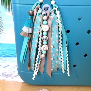 Seashell Bogg Bag Charm, Sea Shell Bogg Bag Tassel, Bogg Bag Charm ...