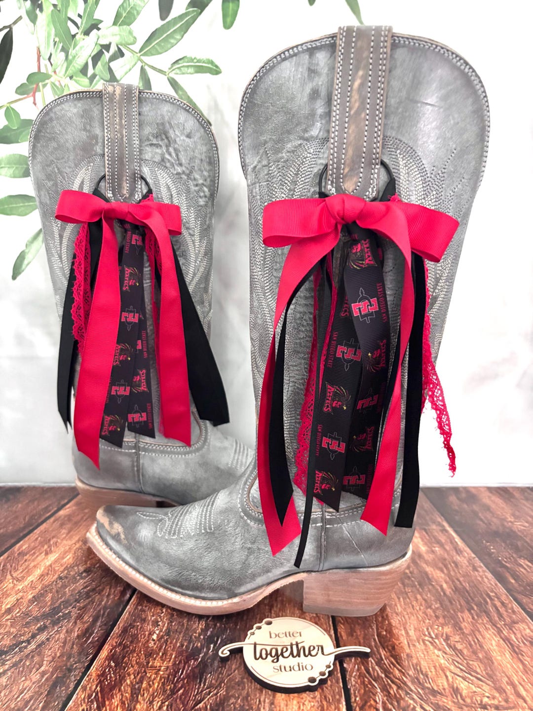School Spirit Boot Bows, Bows for Boots, Pair, Game Day Boots - Etsy