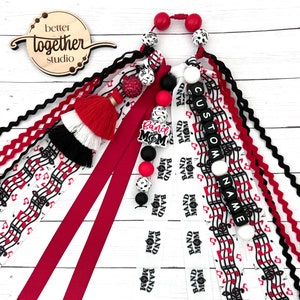 Band Wristlet Keychain, Music Wristlet Keychain, Band Bag Charm, Music ...