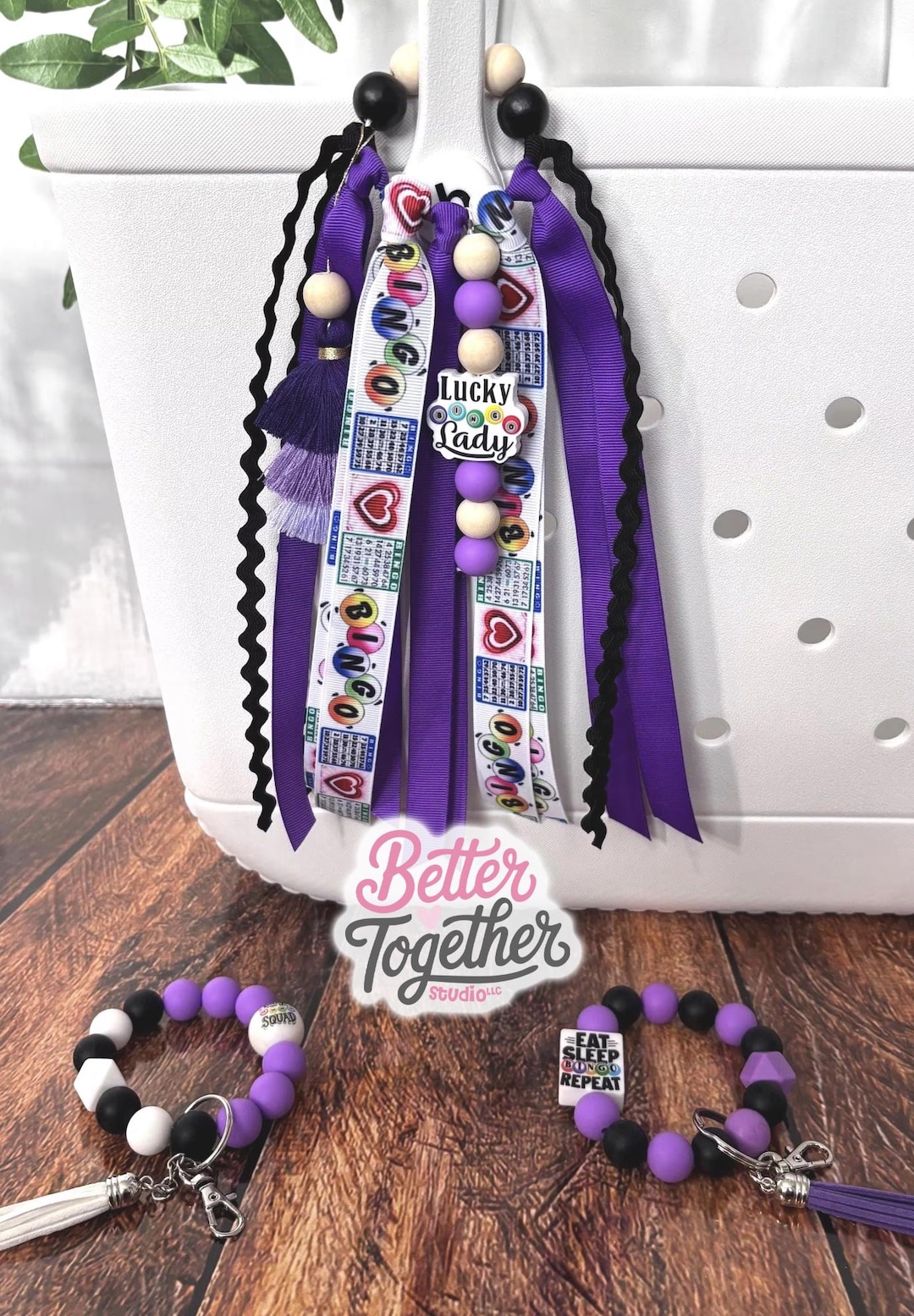 Personalized BINGO Bag, Bingo Bag Charm, Bingo Winner, Bingo Queen ...