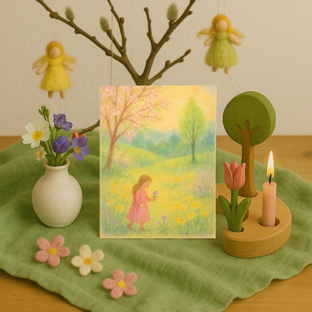 Waldorf Seasonal Cards - 8 Printable Designs | Seasonal Table ...