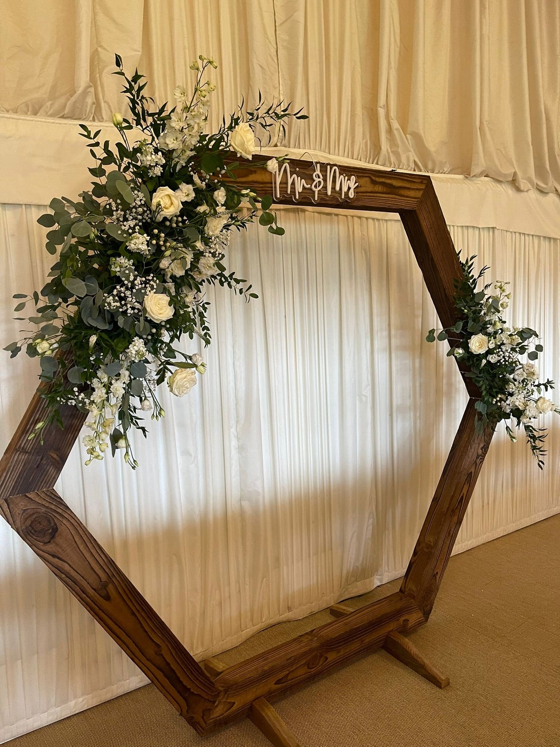 Hexagon Wedding Arch - Etsy UK