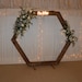 Hexagon Wedding Arch - Etsy UK