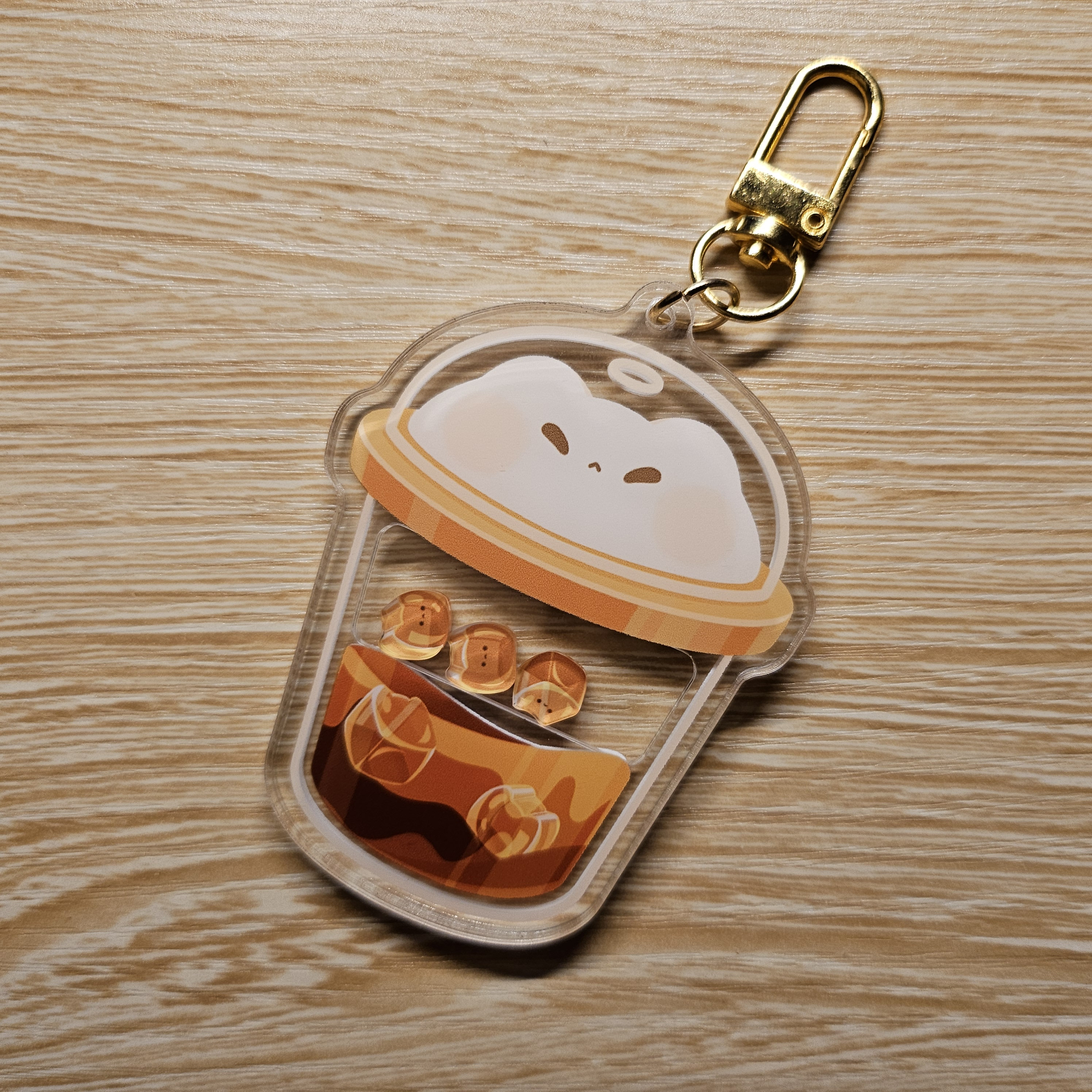 Creative Flow Shaker Charm art Amulet and Iced Coffee Cat Shaker Charm ...
