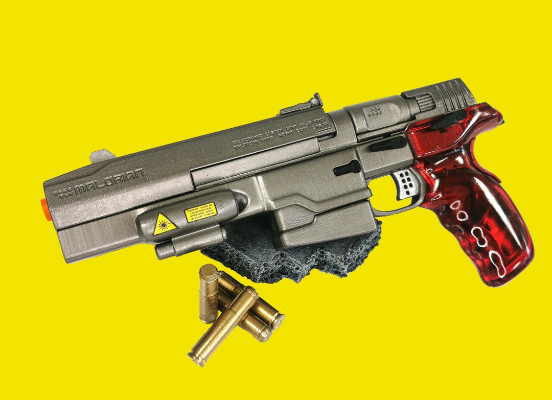 3D Printed Johnny Silverhand Custom Malorian Arms 3615, Cyberpunk ...