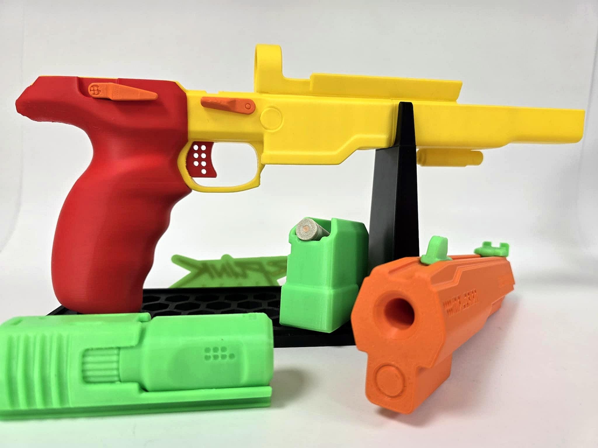 3D Printed Johnny Silverhand Custom Malorian Arms 3615, Cyberpunk ...