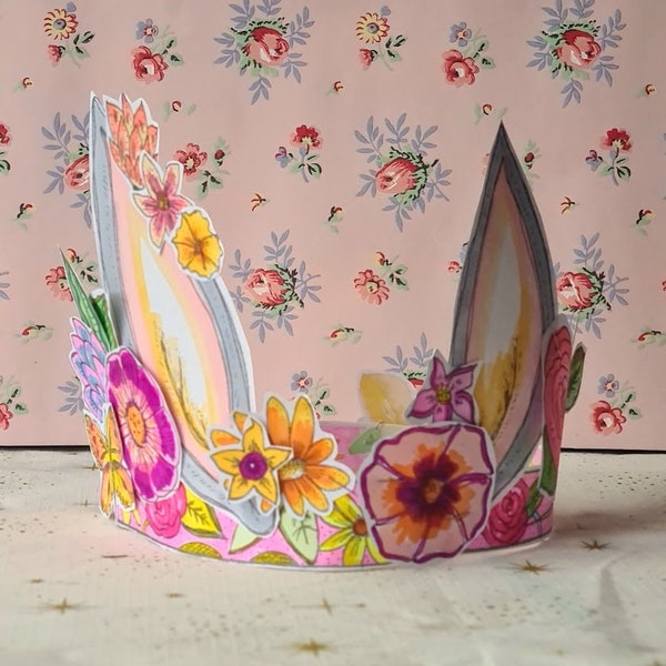 Rabbit and Crown - Etsy