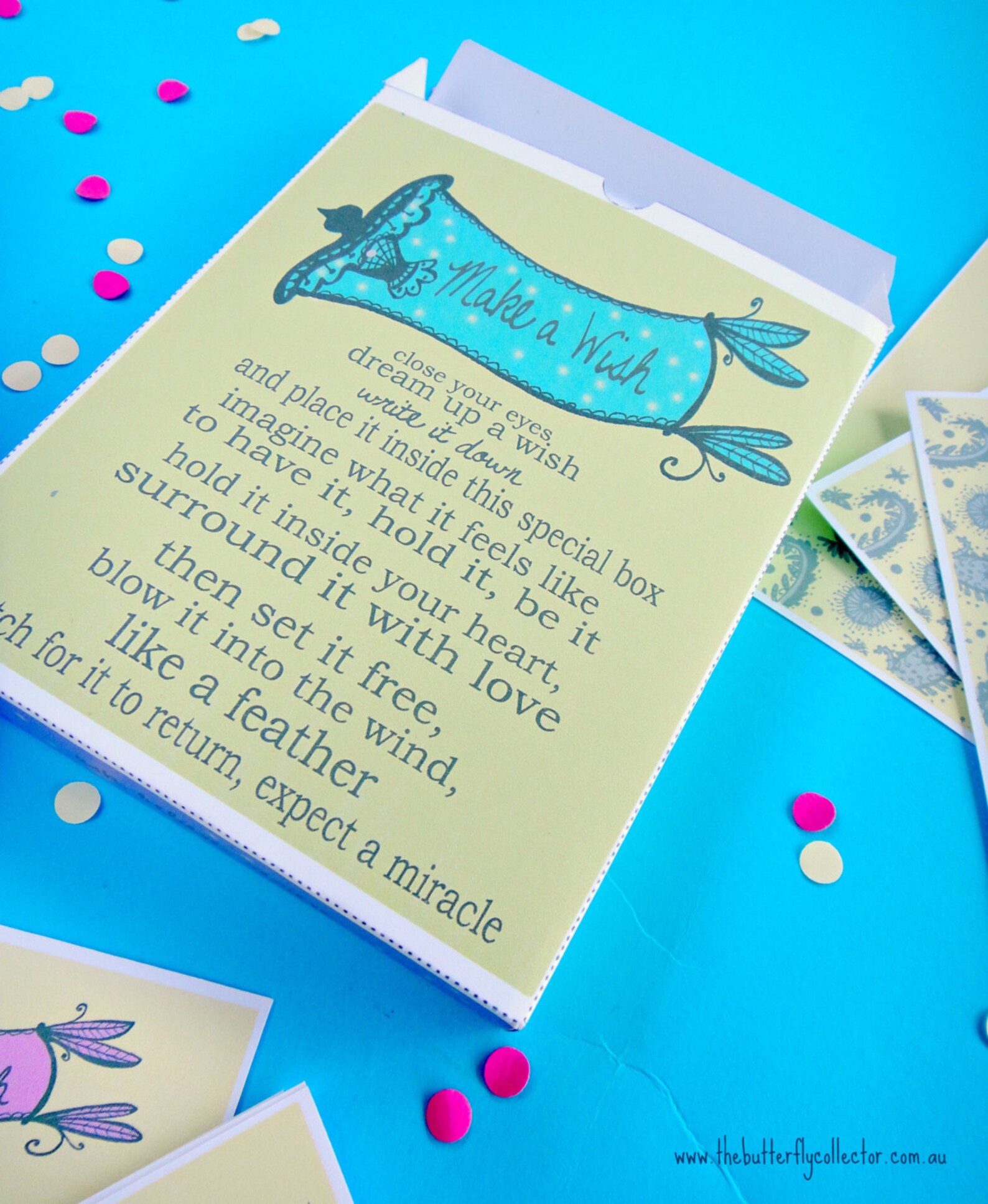 Make a Wish Box and Cards. Printables for Children or Party Favors ...