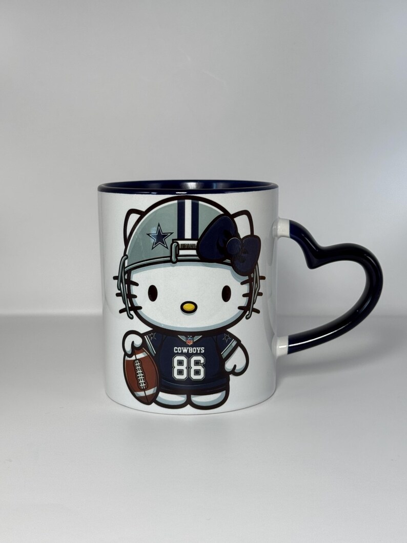 Hello Kitty Dallas Cowboys Mug - Etsy