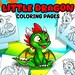 Little Dragon Coloring Pages - *digital Download, Ready to Print* - Etsy