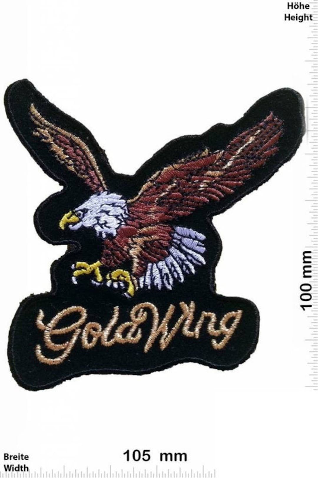 Honda Gold Wing Eagle Adler Hq Embroidered Patch Badge Applique Iron On ...