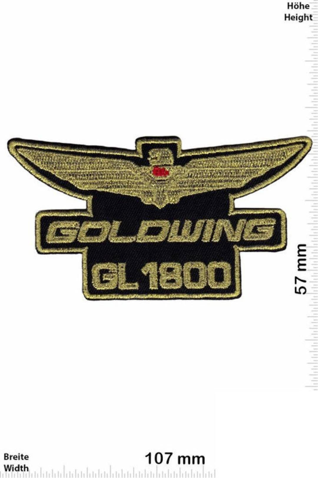 Honda Gold Wing Gl 1800 Goldwing Embroidered Patch Badge Applique Iron ...