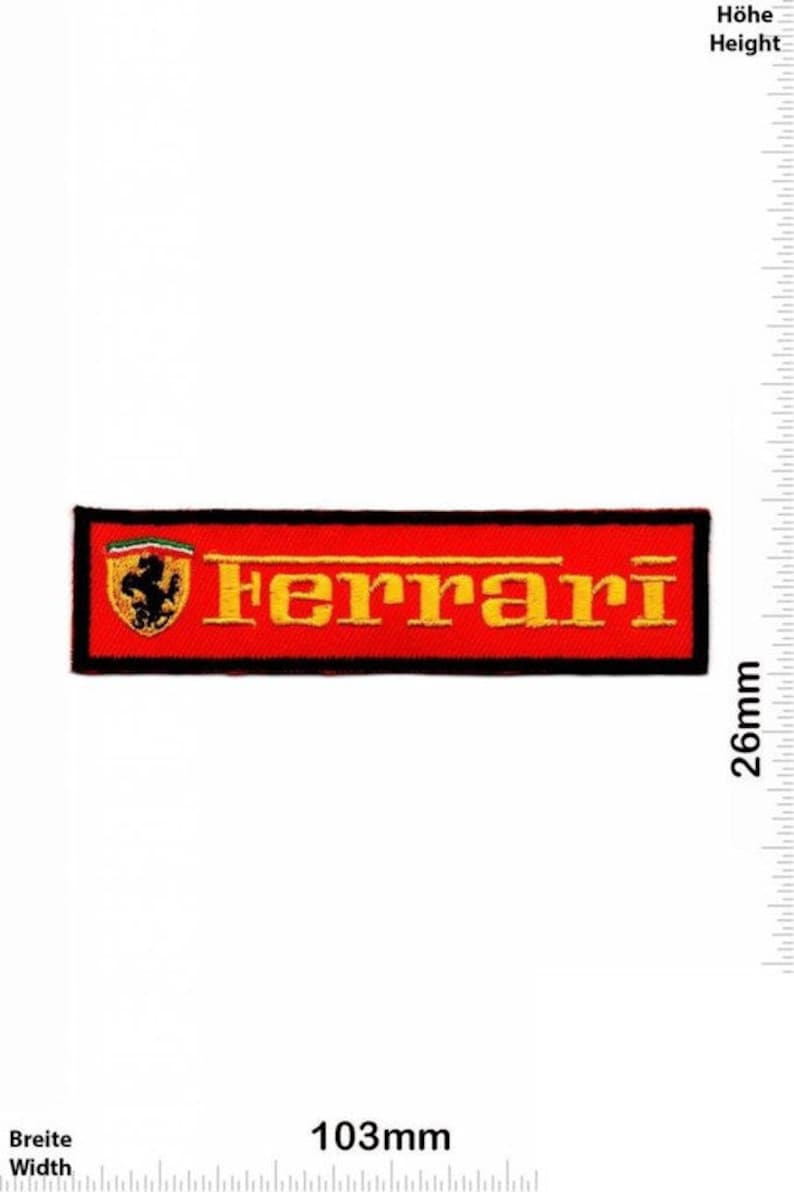 Ferrari Racing Sport Embroidered Patch Badge Applique Iron On - Etsy