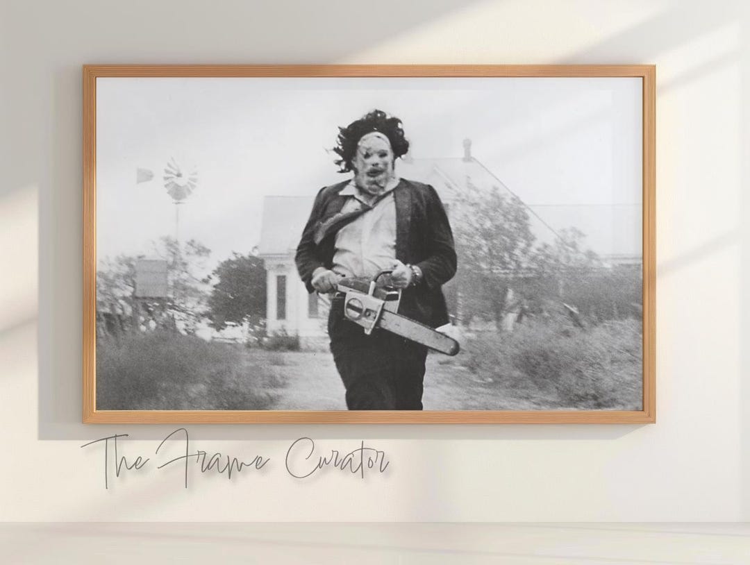 Iconic 1974 Texas Chainsaw Massacre Scene of 'leatherface'. Halloween ...