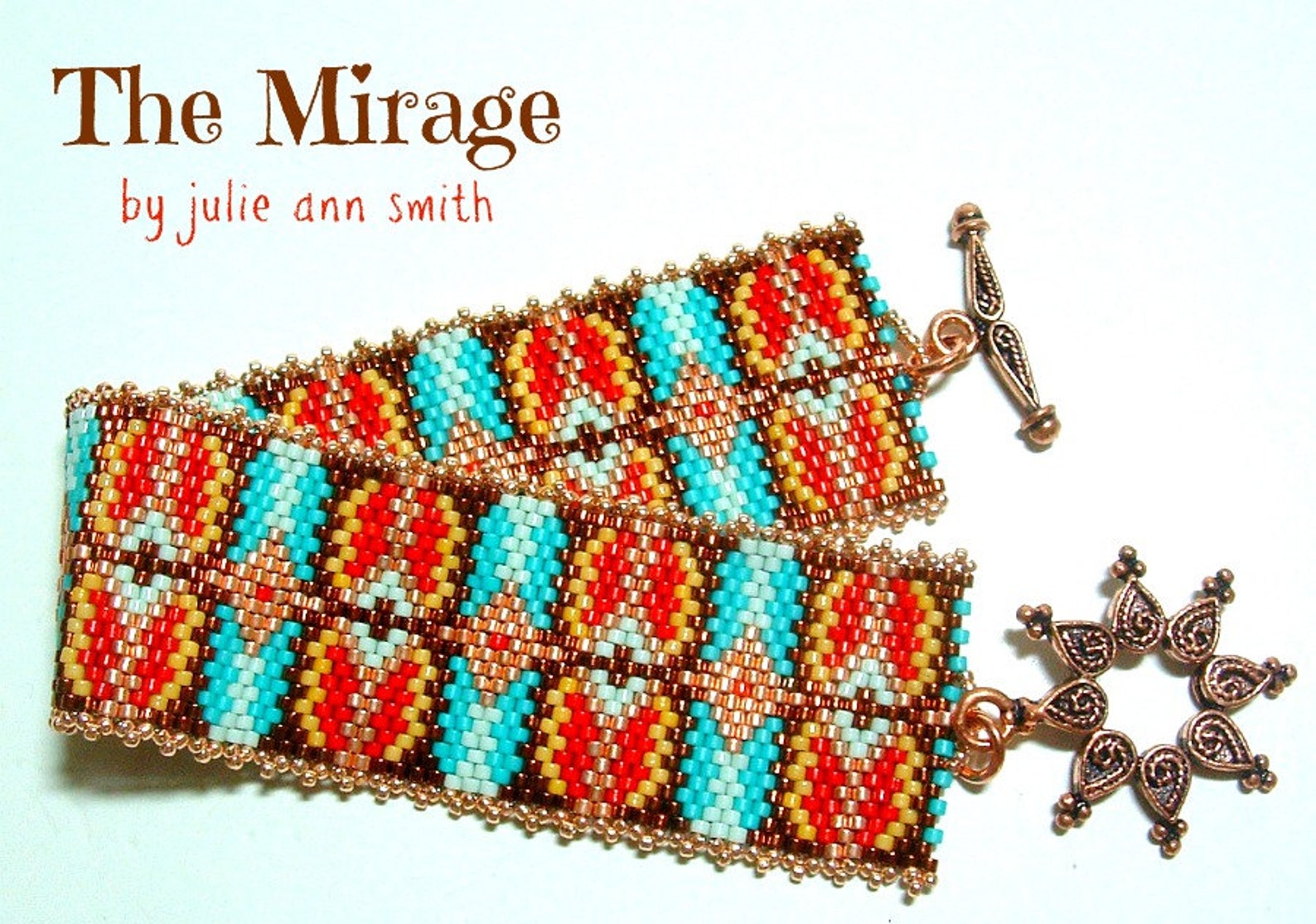 Julie Ann Smith Designs THE MIRAGE Flat Odd Count Peyote - Etsy