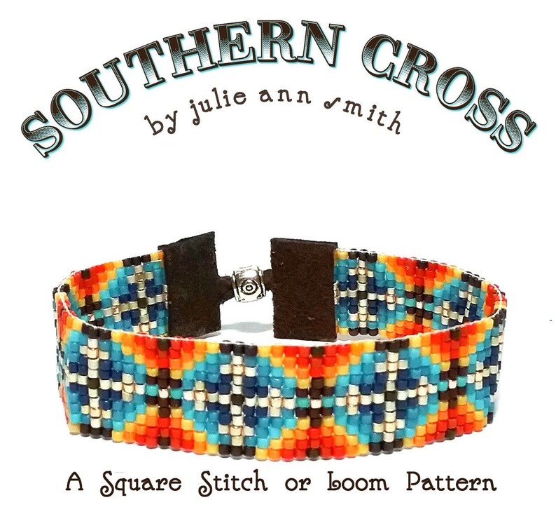 Julie Ann Smith Designs SOUTHERN CROSS Square Stitch/loom - Etsy