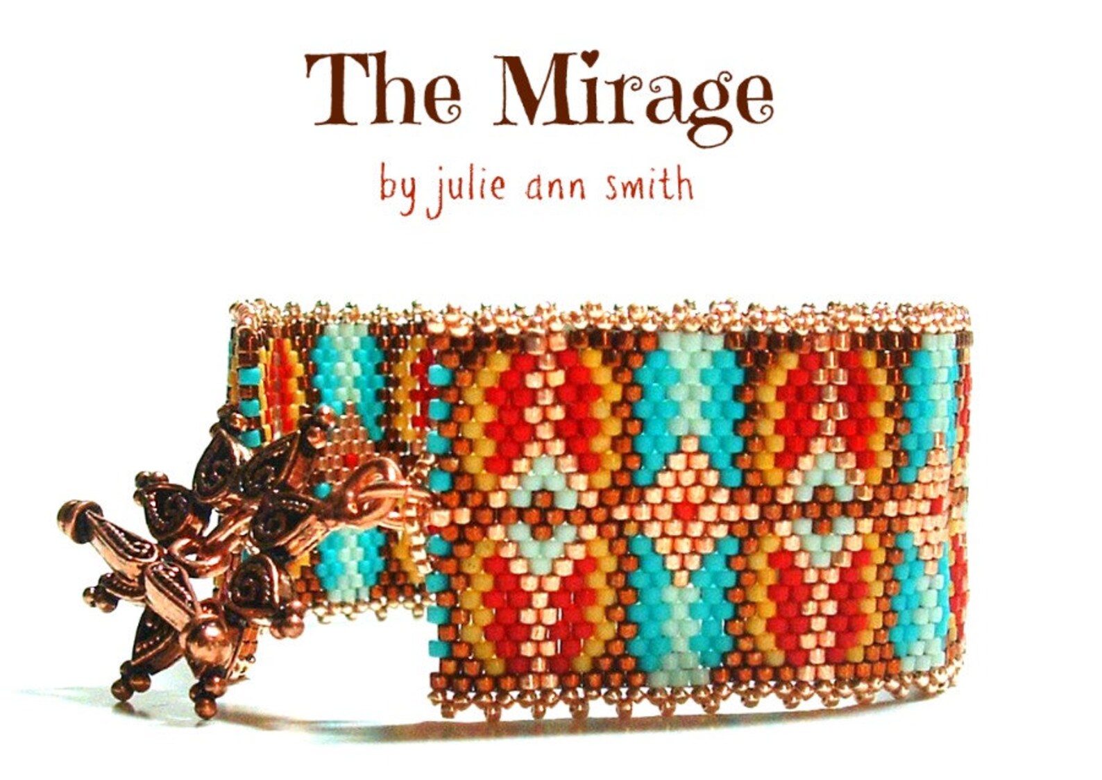Julie Ann Smith Designs THE MIRAGE Flat Odd Count Peyote - Etsy