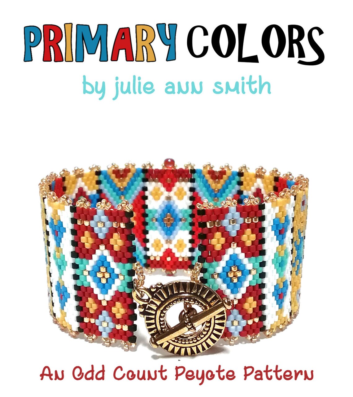 Julie Ann Smith Designs PRIMARY COLORS Odd Count Peyote - Etsy