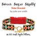 Julie Ann Smith Designs SWEET SUGAR SKULLY Slider Odd Count Peyote ...