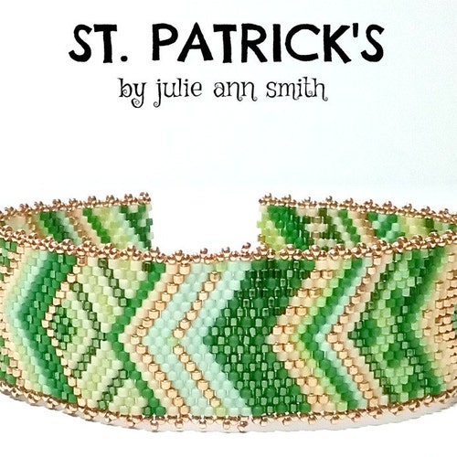 Julie Ann Smith Designs DESERT BLOOM Odd Count Peyote Bracelet | Etsy