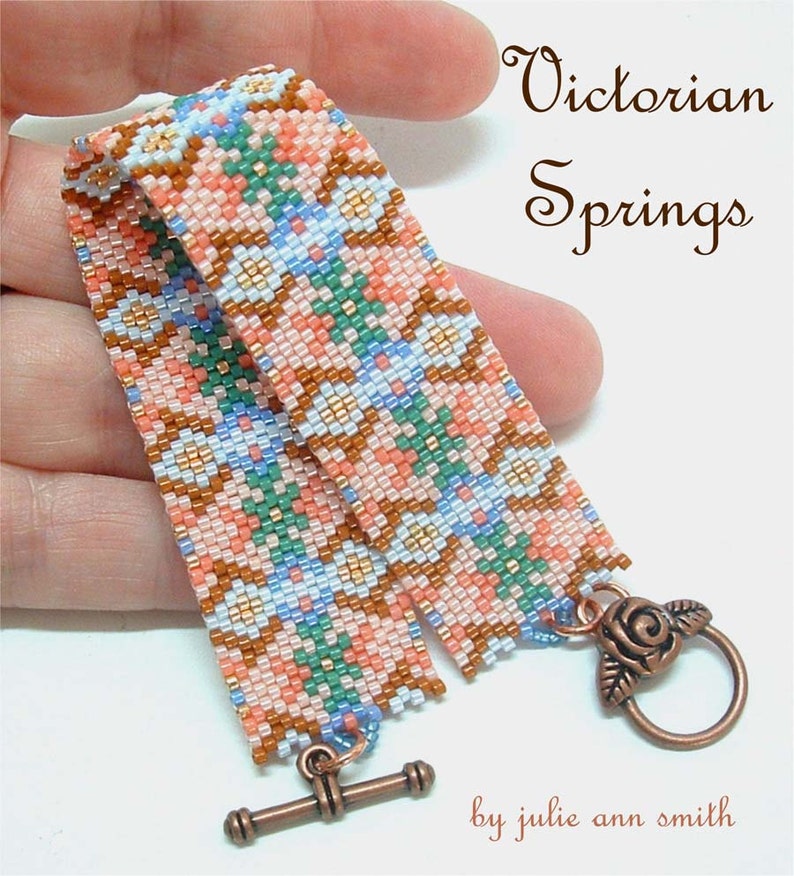 Julie Ann Smith Designs VICTORIAN SPRINGS Odd Count Peyote - Etsy