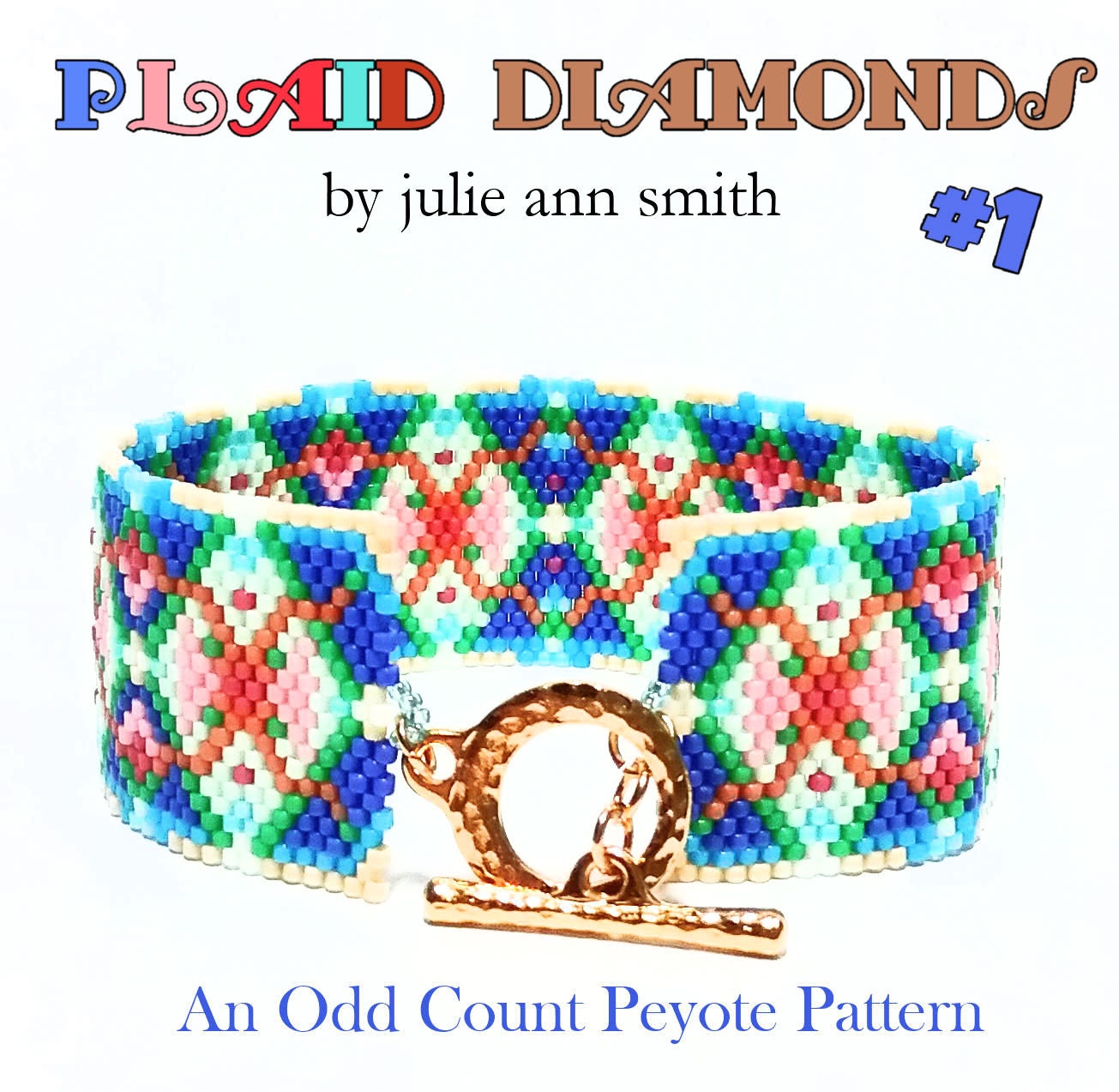 Julie Ann Smith Designs PLAID DIAMONDS Odd Count Peyote | Etsy