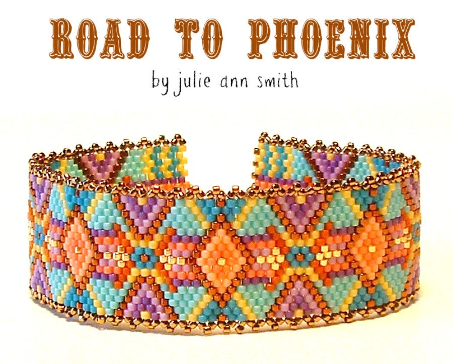 Julie Ann Smith Designs ROAD TO PHOENIX Odd Count Peyote | Etsy