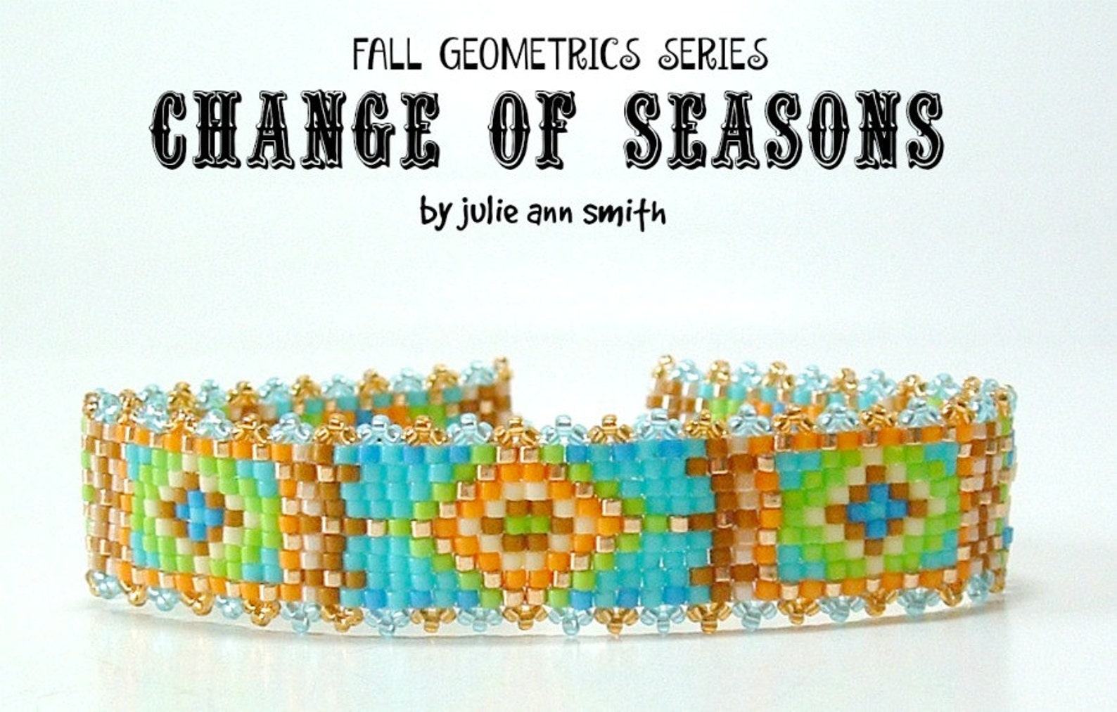 Julie Ann Smith Designs FALL GEOMETRICS Square Stitch/loom - Etsy