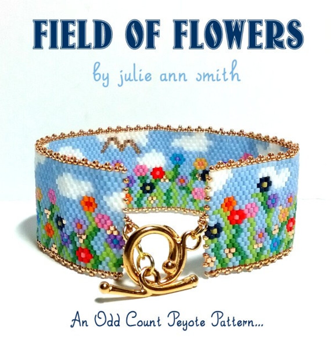 Julie Ann Smith Designs FIELD OF FLOWERS Odd Count Peyote - Etsy